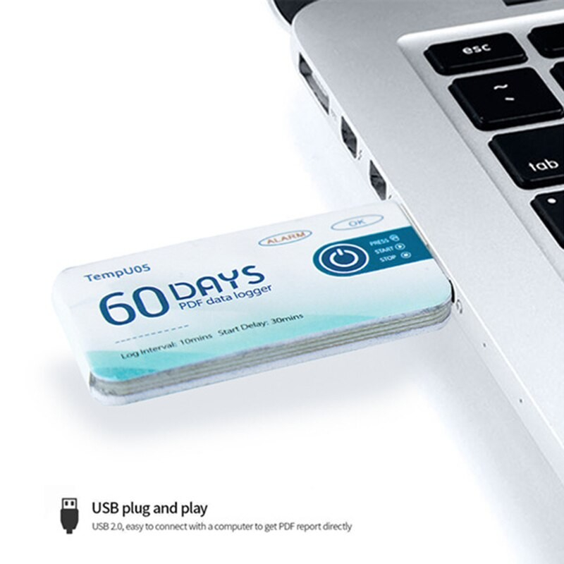 Jual Single Use Temperature Data Logger Disposable USB Logger Suhu TempU05 | Shopee Indonesia