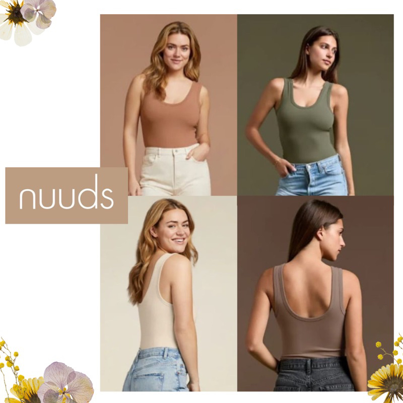 Jual NUUDS Seamless Scoop Neck Thong Bodysuit ETALASE 1 | Shopee Indonesia
