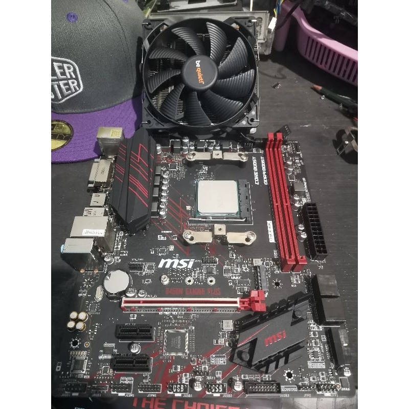 Jual ryzen 5 3600+B450M gaming plus+hsf be quiet | Shopee Indonesia
