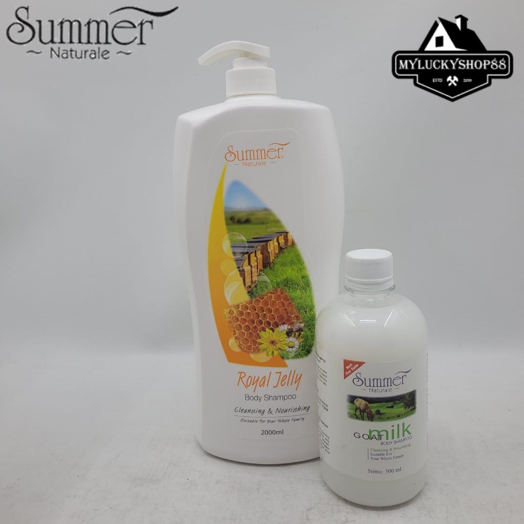 Jual Summer Naturale Soap 2L Sabun Mandi Cair 2 Liter Body Shower ...