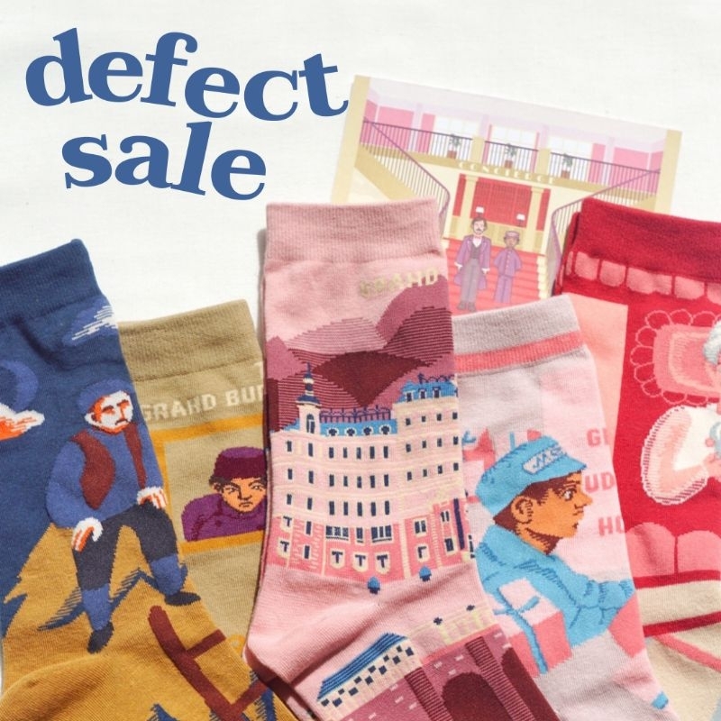 Jual [DEFECT SALE] The Grand Budapest Hotel Socks / Kaos Kaki Panjang ...