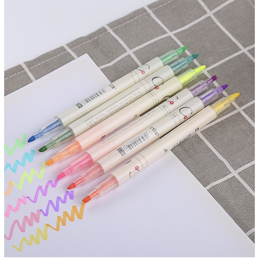 Jual Stabillo Highliter set isi 6 Aesthetic Highlighter Warna Soft ...