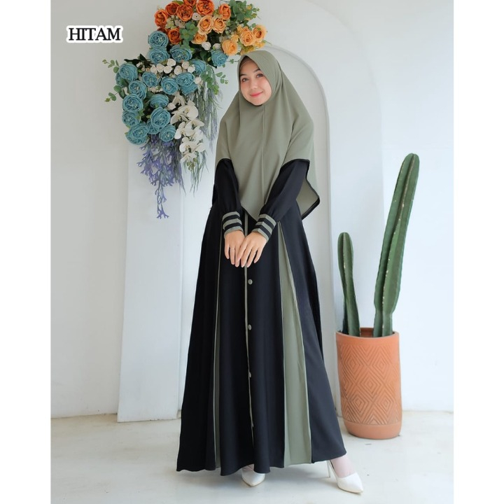 Jual Gamis syari Set Hijab Terlaris 2024 / Vira Set Gamis Perempuan ...