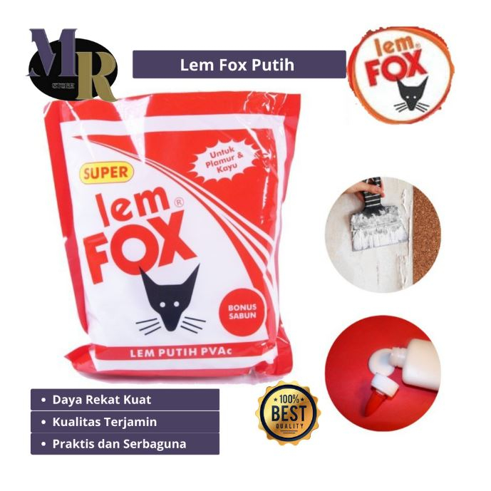 Jual lem fox super merah pvac 700gr | Shopee Indonesia