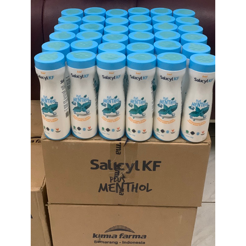 Jual Bedak Gatal SALICYL KF PLUS MENTHOL 60 GR | Shopee Indonesia