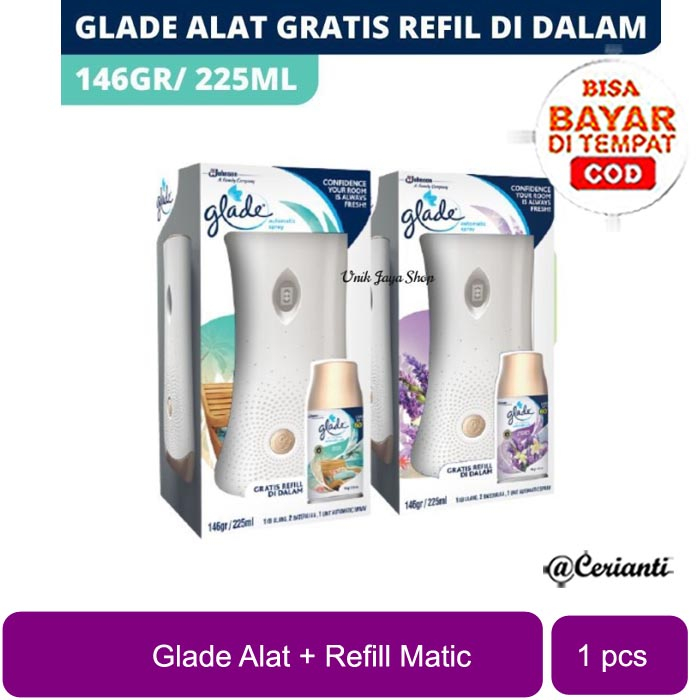 Jual Glade Matic Device ALAT + REFILL / Glade Pengharum Ruangan ...