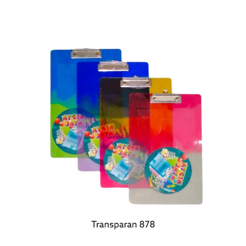 Jual Papan Jalan Klip Besi Clipboard Plastik Warna Tebal 2 Warna Folio ...