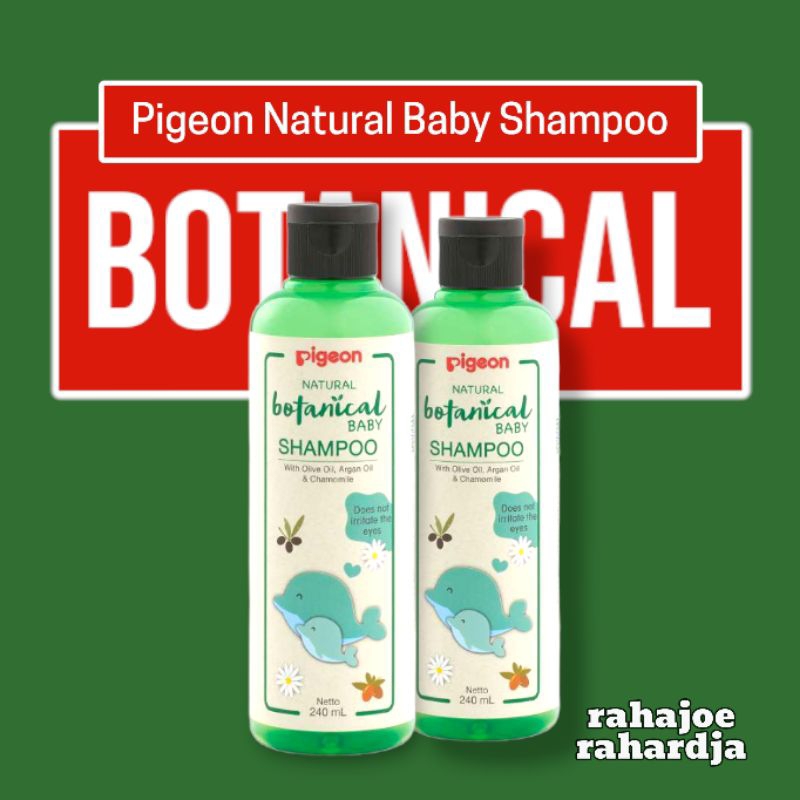 Jual Pigeon Natural Botanical Baby Shampoo 240ml | Shopee Indonesia