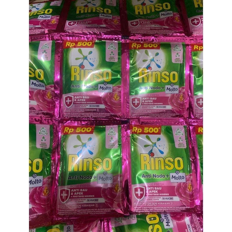 Jual RINSO CAIR SACHET 500an isi 6x18ml | Shopee Indonesia