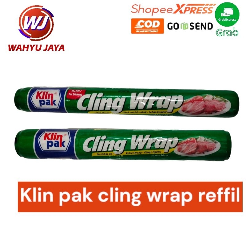 Jual klin pak cling wrap reffil | Shopee Indonesia