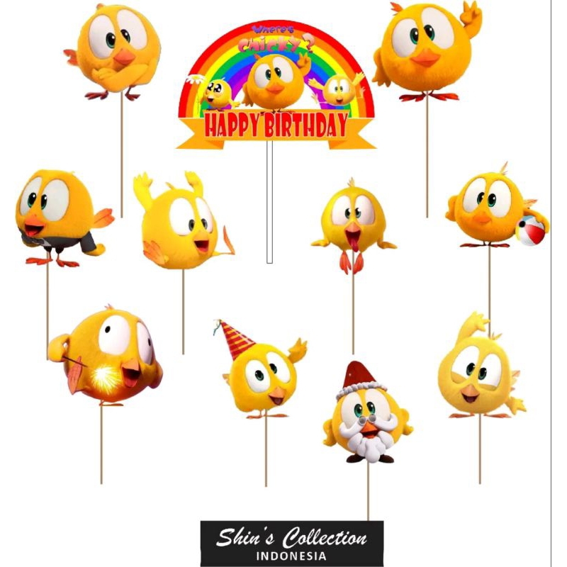 Jual Cake topper Where is Chicky Solo | Shopee Indonesia