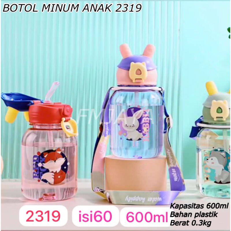 Jual BOTOL MINUM ANAK 2319 || BOTOL MINUM ANAK CUTE 600ML || BOTOL ANAK ...