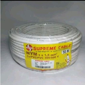 Jual Kabel nym 3x1.5 @ 50 mtr supreme | Shopee Indonesia