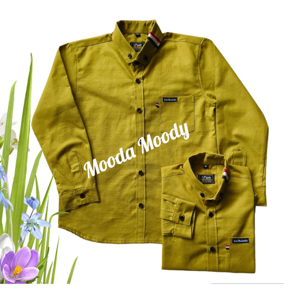 Jual Mooda Moody - Kemeja Anak laki Laki Lengan Panjang Warna Dusty ...