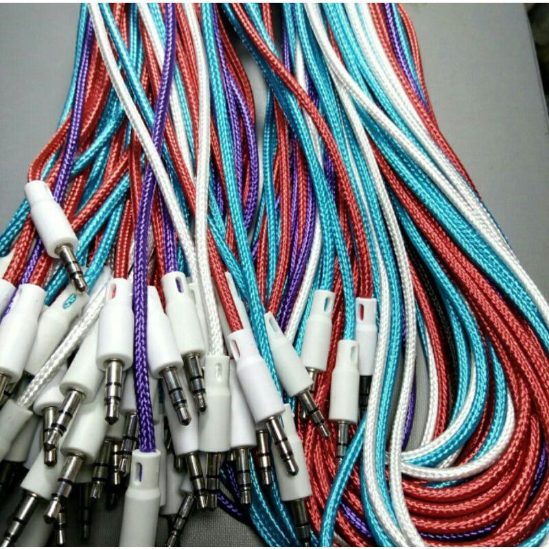 Jual Kabel AUX Audio 1-1 / Kabel Music 1 IN 1 3.5MM / Kabel AUX Audio ...