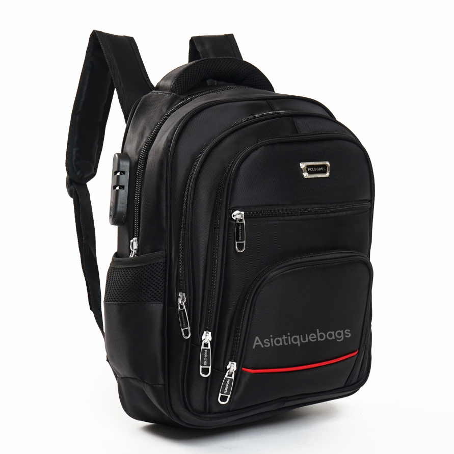 Jual Tas Ransel Pria 15 Inch POLO GIVES- Gratis Raincover, Kabel USB ...