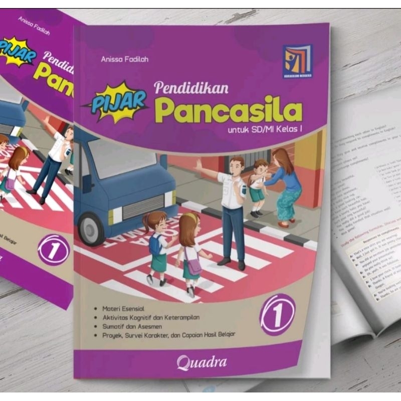 Jual ORI buku teks PIJAR pendidikan Pancasila kurikulum merdeka untuk kelas 1 penerbit Quadra ...