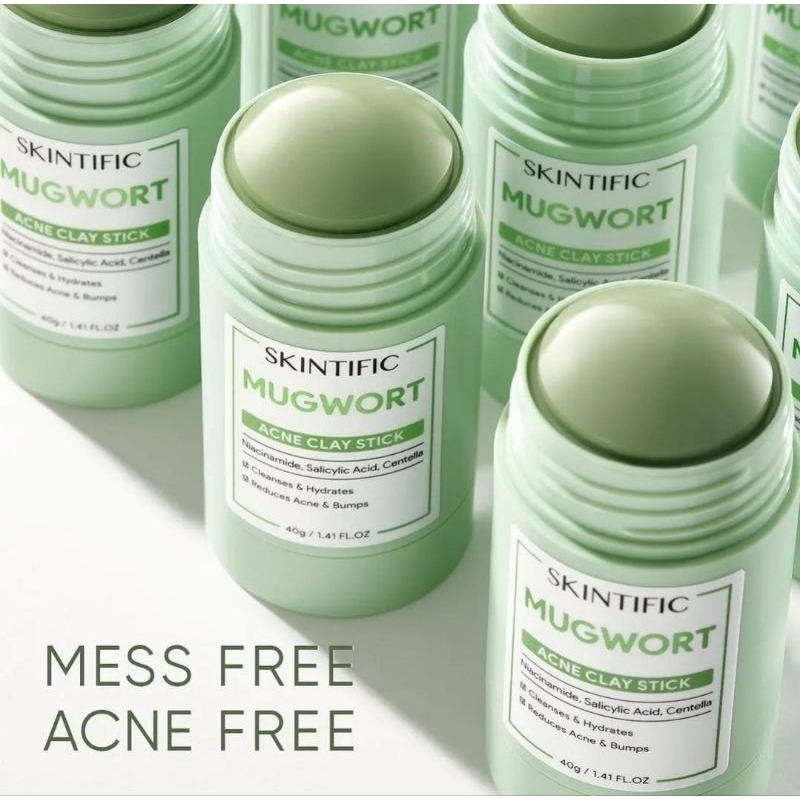 Jual SKINTIFIC Mugwort Clay Mask Stick 40 gram | Shopee Indonesia