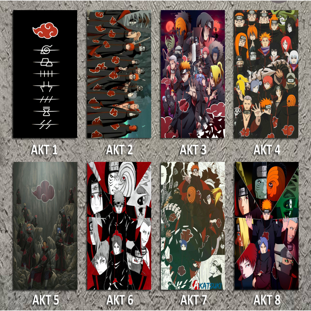 Jual POSTER ANIME - POSTER AKATSUKI - PAJANGAN DINDING - HIASAN DINDING ...