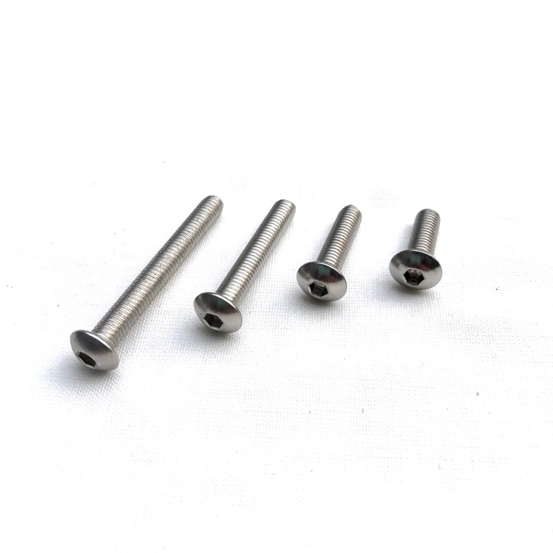 Jual Baut L Button M4 x 16 (1,6 cm) Stainless Steel 304 Kunci L 2.5 /Baut Payung | Shopee Indonesia