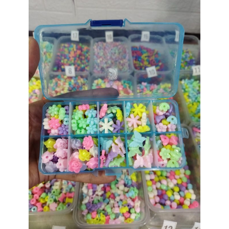 Jual BEADED DIY/ Kotak Manik Meronce/ meronce manik free box sekat ...