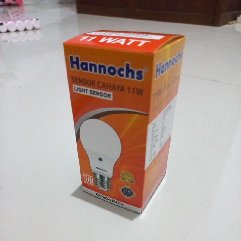 Jual Lampu Led Hannock Sensor Cahaya 11 Watt | Shopee Indonesia