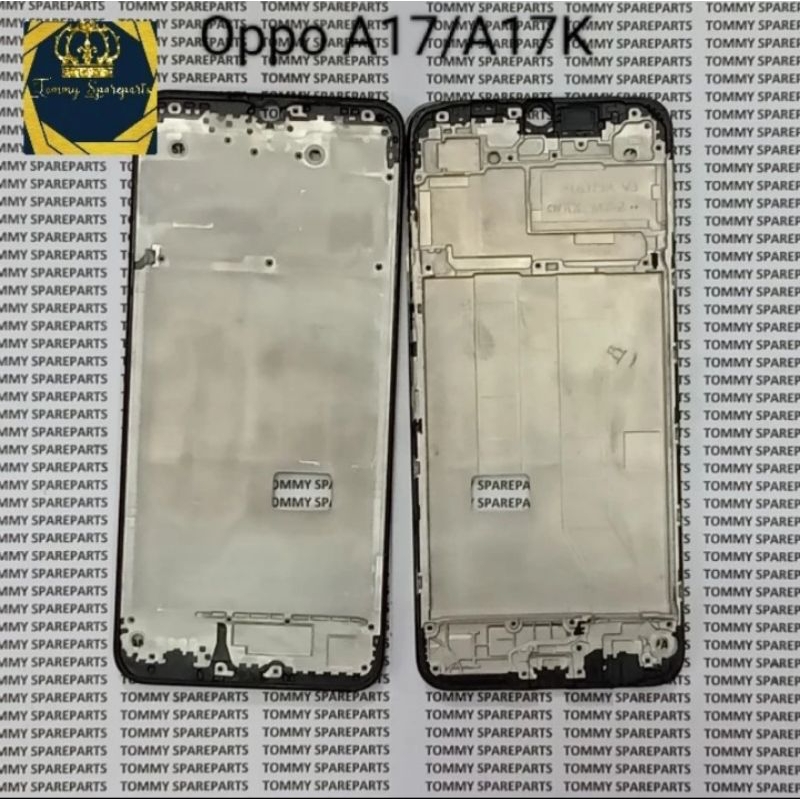 Jual FRAME DUDUKAN LCD TULANG TENGAH OPPO A17 A17K | Shopee Indonesia