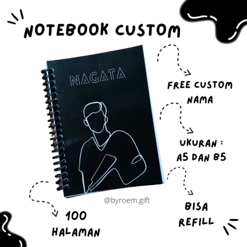 Jual Notebook Custom Buku Catatan Buku Jurnal Buku Kuliah | Shopee ...