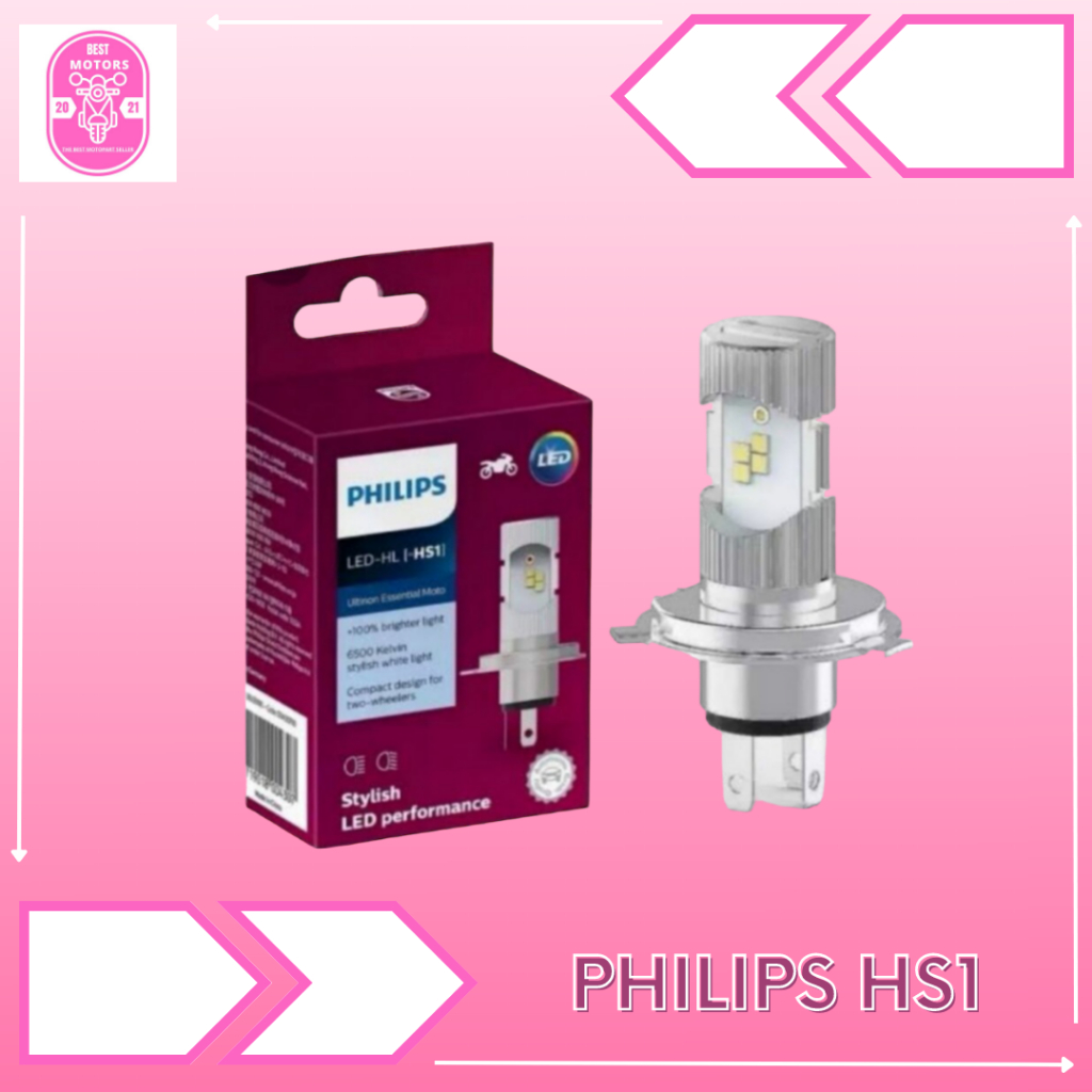 Jual LED-HL HS1 PHILIPS DEPAN MOTOR HSI H4 LED-HL M5 PUTIH OSRAM H4 AES ...