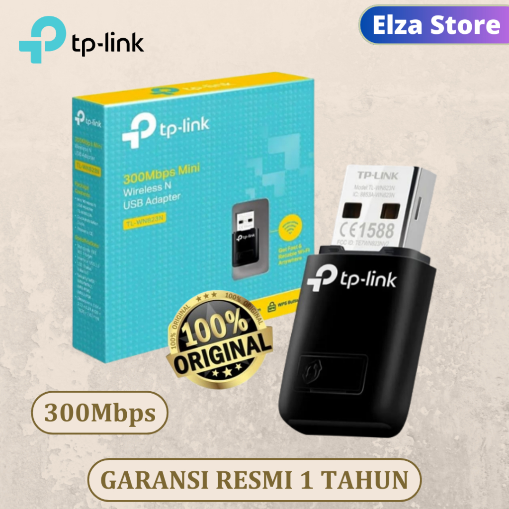 Jual Tp-Link TL-WN823N 300Mbps Mini Wireless N USB Adapter WN823N 823N ...