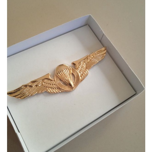Jual brevet wing pin para angkatan udara au | Shopee Indonesia