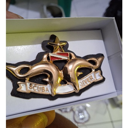 Jual brevet wing pin scuba diver lis hitam | Shopee Indonesia
