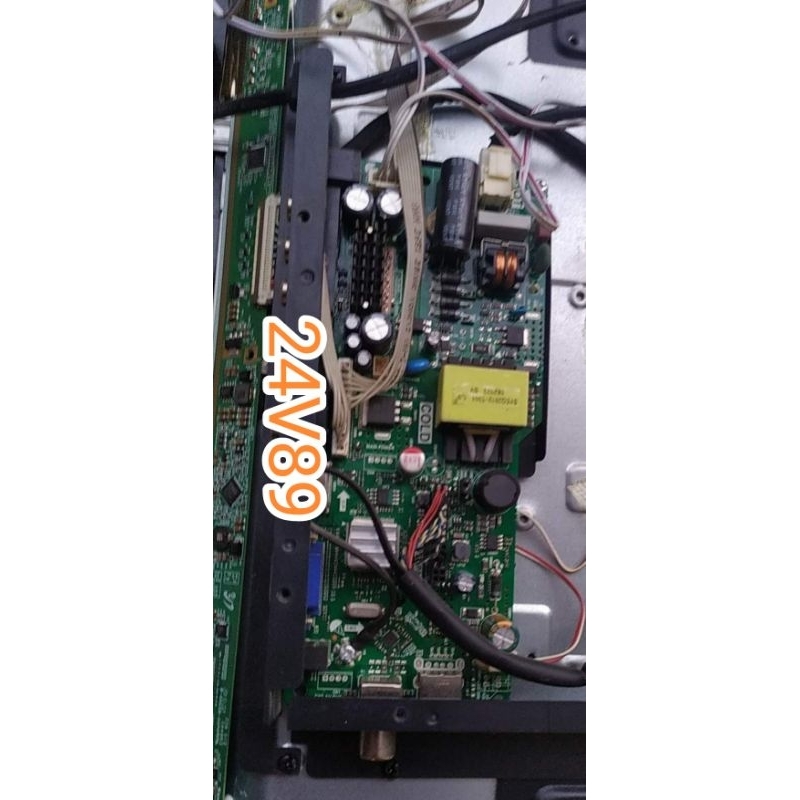 Jual sparpate onderdil PSU MB Akari LE24V89 mb mainboard menboard ...