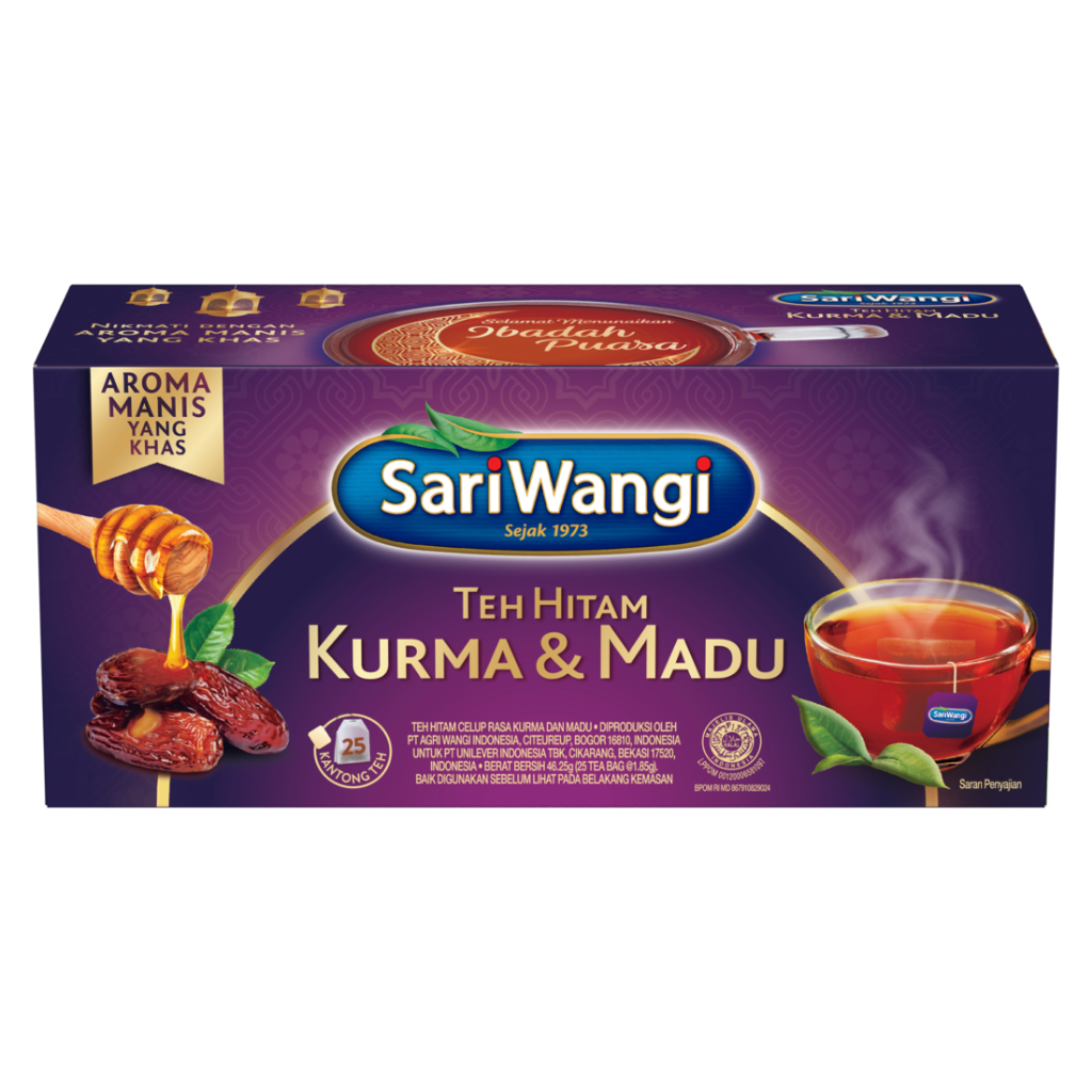 Jual SARIWANGI KURMA MADU TEH 25X1.85G | Shopee Indonesia