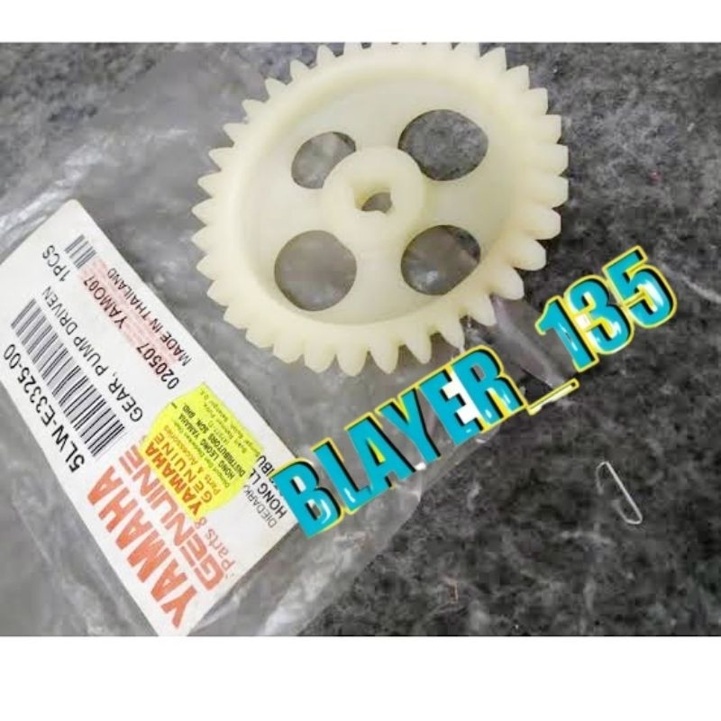 Jual GEAR GIR POPMPA OLI GEAR PUMP DRIVEN NOUVO ORIGINAL YAMAHA 5LW-E3325-00 | Shopee Indonesia