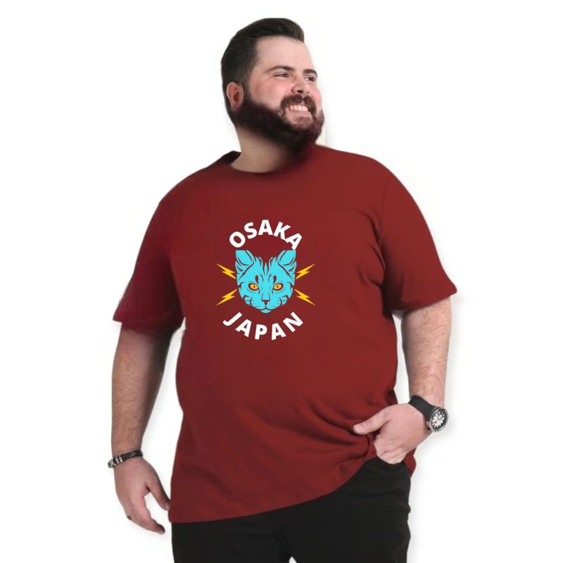 Jual kaos jumbo 5xl pria big size baju ukuran besar oversize | Shopee ...