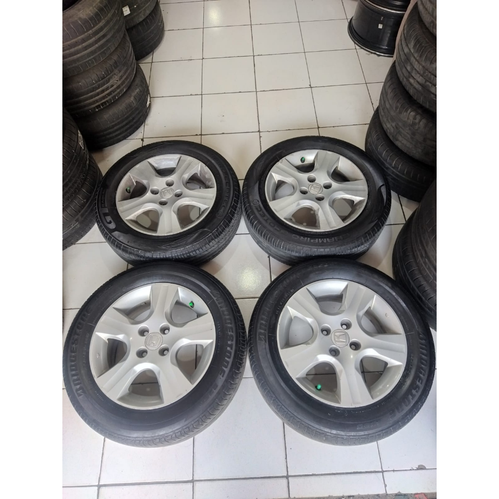 Jual velg mobil bekas OEM JAZZ ring 15 pcd 4x100 plus ban 185 65 r15 ...