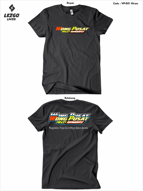 Jual Lezgo Lmtd Kaos Baju Atasan Tshirt Dekengan Pusat Wong Pusat WP 01 ... Jual Lezgo Lmtd Kaos Baju Atasan Tshirt Dekengan Pusat Wong Pusat WP 01 ...