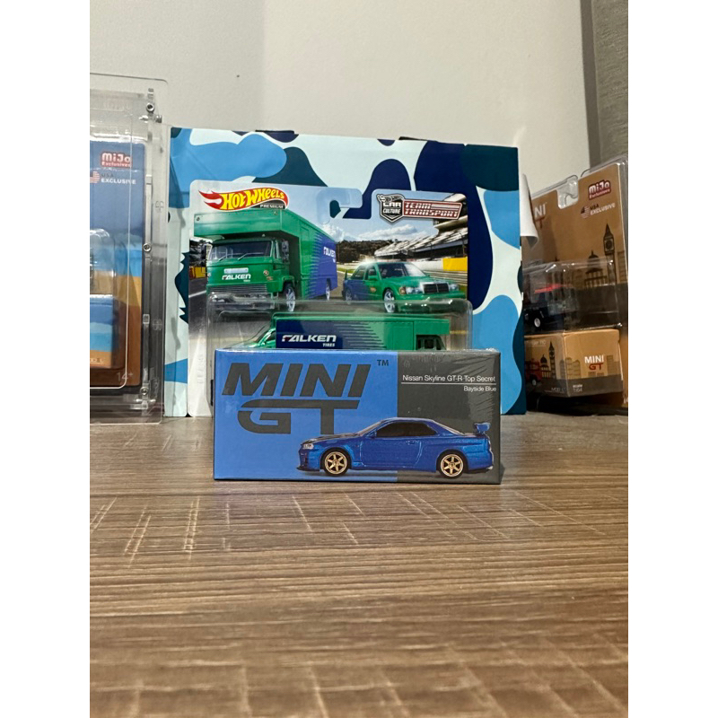 Jual Mini GT 531 Nissan Skyline GTR Top Secret Bayside Blue MiniGT ...