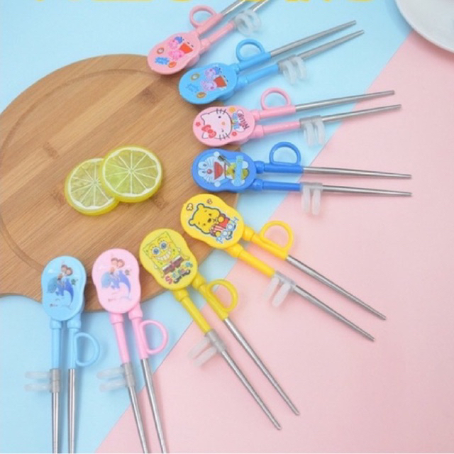 Jual Sumpit Belajar Anak-anak Karakter / Kids Learning Chopsticks ...