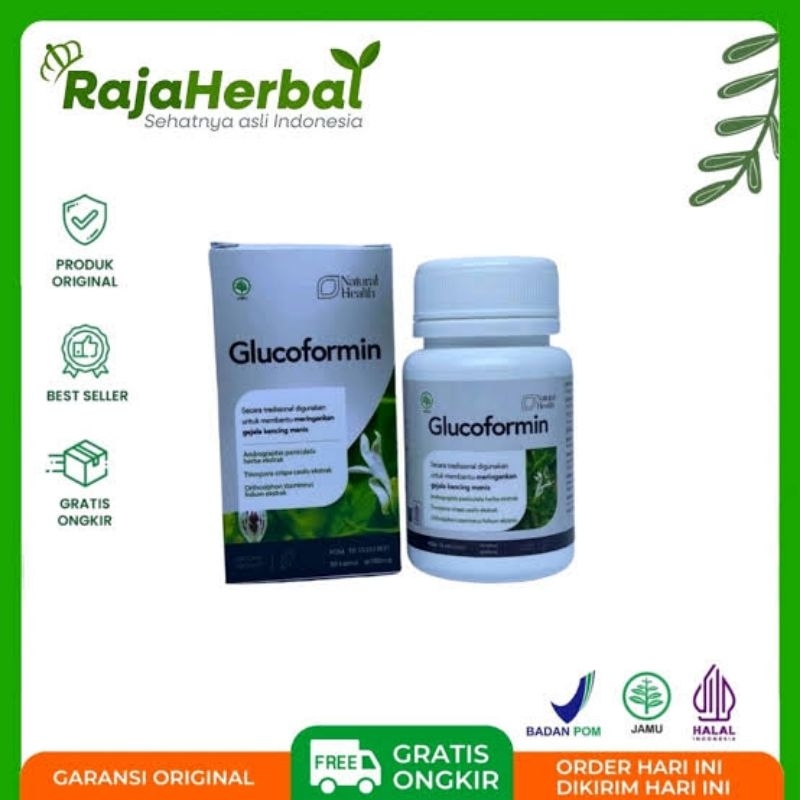 Jual Glucoformin asli obat diabetes kencing manis gula terbaik | Shopee ...