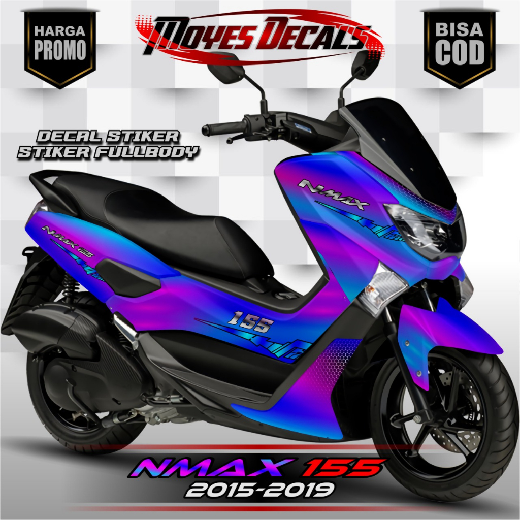 Jual Decal Sticker Yamaha Nmax 155 Old Fullbody 2015-2019 Decal stiker ...