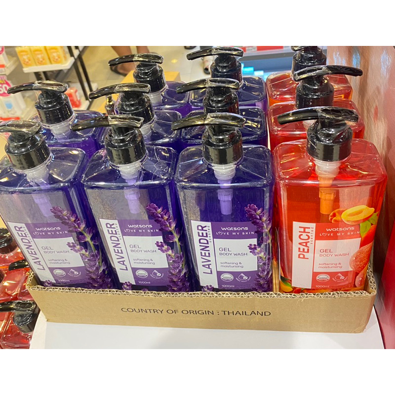 Jual body wash by watsons 4 varian 1000g | Shopee Indonesia