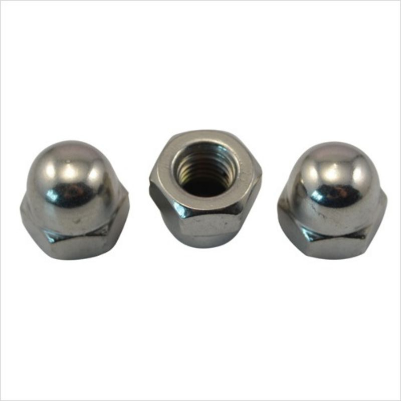 Jual MUR TOPI M4/CAP NUT 4MM/CUP NUT M4 PITCH 0,7 KUNCI 7 / CHROMED ...