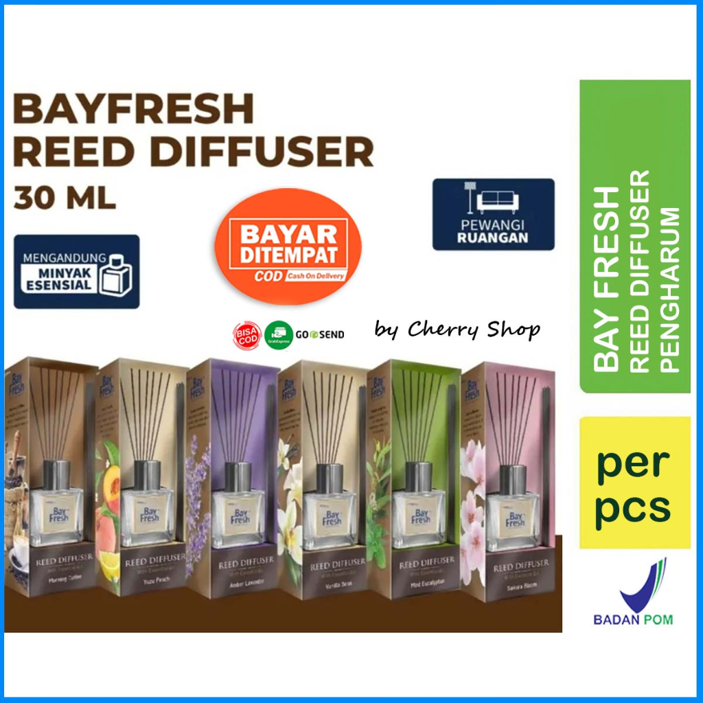 Jual Bayfresh Reed Diffuser Pengharum Ruangan Reguler 30ml | Shopee ...