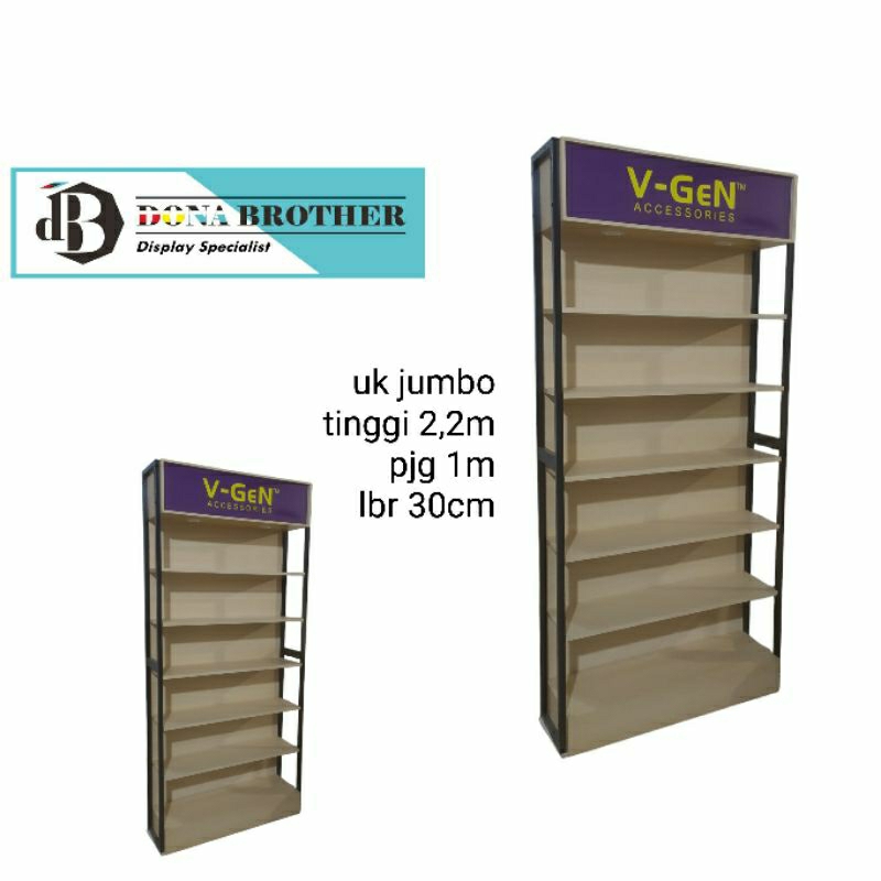 Jual rak acc hp model sap,vgen | Shopee Indonesia
