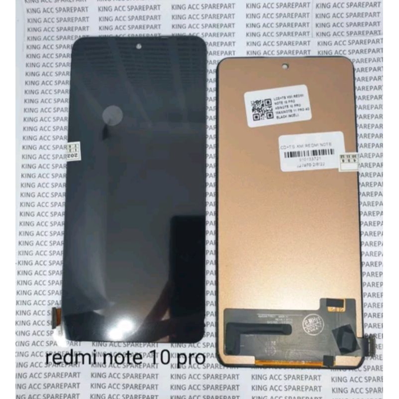 Jual LCD TOUCHSCREEN XIAOMI REDMI NOTE 10 PRO 4G - NOTE 10 PRO MAX NOTE 11 PRO 4G BLACK INCELL ...