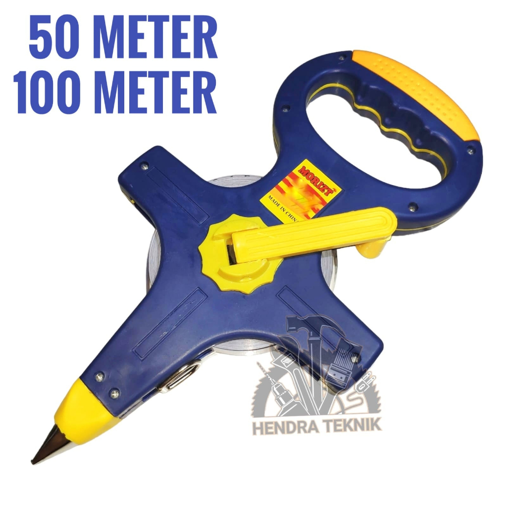 Jual HD METERAN PLAT BAJA 50M 100M ROL METERAN TANAH HEAVY DUTY METER ...