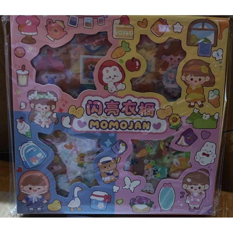 Jual STICKER MOMO KARTUN AESTHETIC WATERPROOF 1 BOX | Shopee Indonesia
