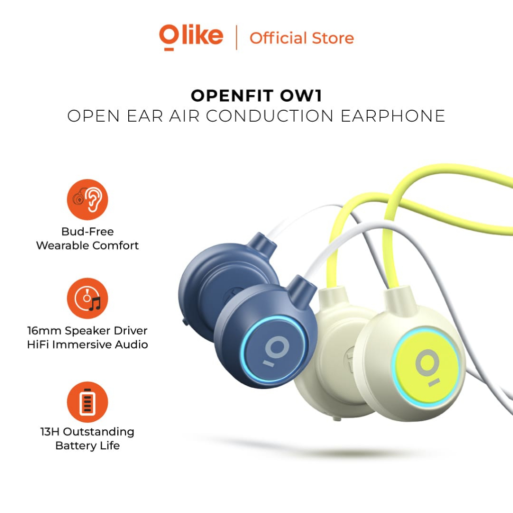 Jual HEADSET TWS Olike OW1 Open Ear Sport Bluetooth 5.3 Earphone ...